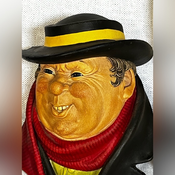 Bossons | Art | Rare Vintage Bossons Head Hand Painted Chalkware Wall ...